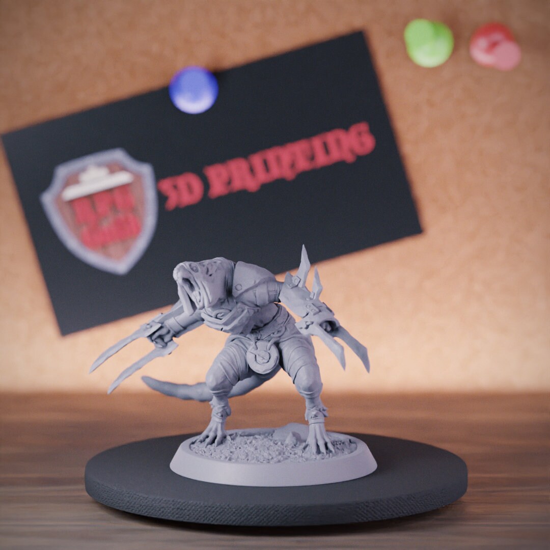 Ratmen Gutter Miniature Dnd Skaven Dungeons and Dragons Mini RPG ...