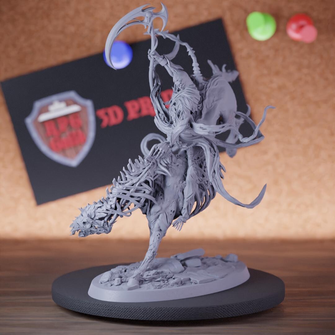 Wraithbound Cavalier Kick Miniature Skeleton Mini Dungeons and Dragons ...