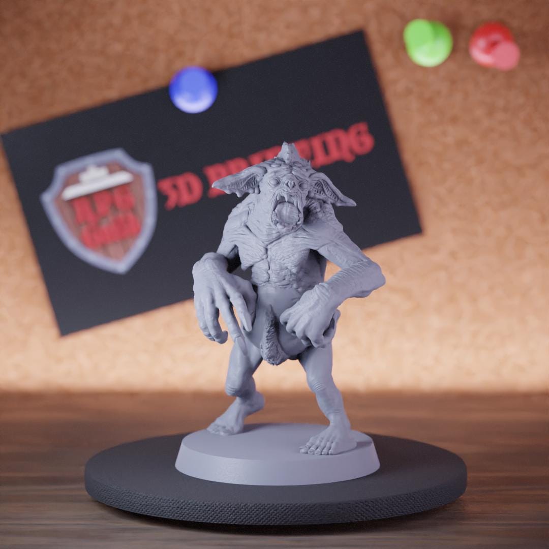 Dretch Demon Miniature Fiend Monster Mini Dungeons and Dragons RPG ...