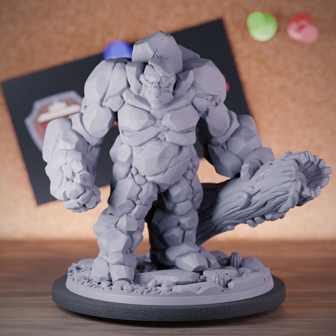 Stone Giant Miniature Golem Malphite Boss Monster Dungeons and Dragons ...