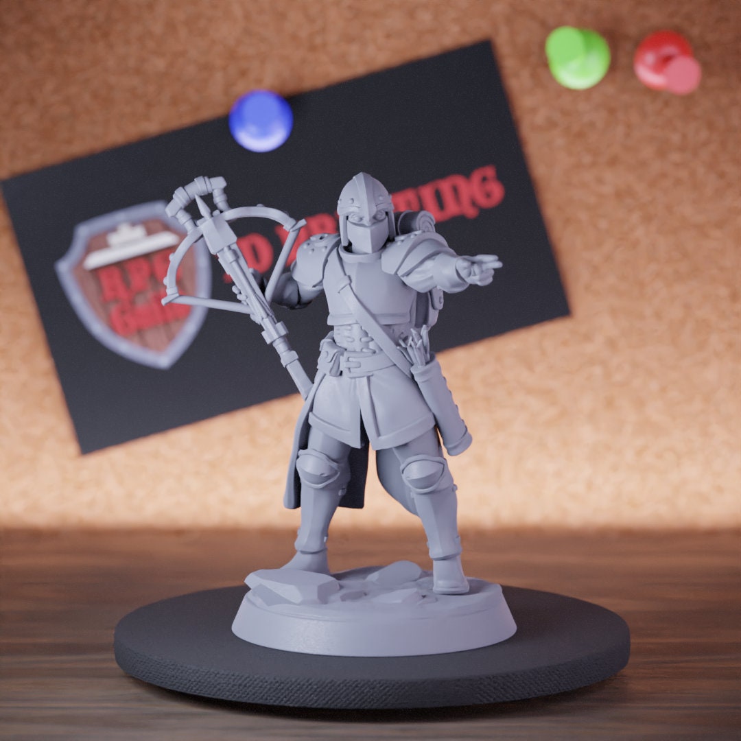 Crossbowman Miniature Kingdom Defender Mini Dungeons and Dragons Mini ...