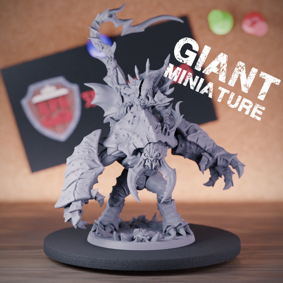 Colossus Mind Flayer Miniature Illithid Dungeons and Dragons Mini RPG ...