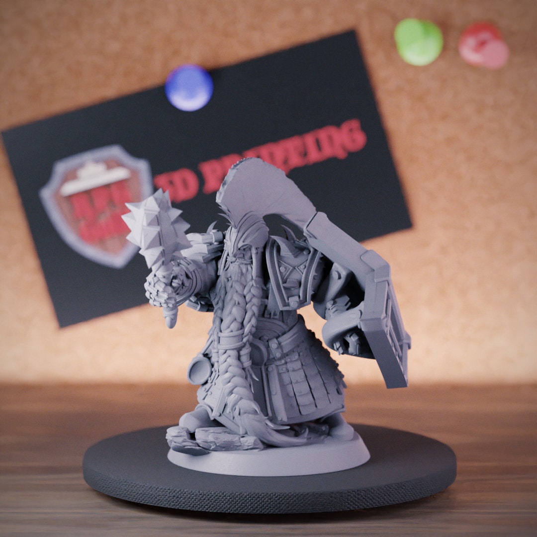 Duergar Berserker Heavy Armored Miniature Mini Dungeons and Dragons ...
