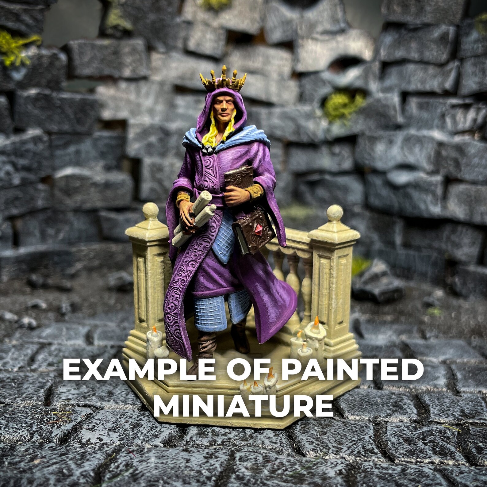 Female Paladin Miniature Priestess Mini Dungeons and Dragons - Etsy