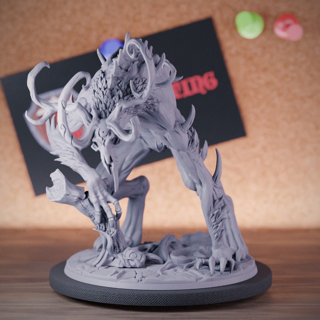 Wendigo Monster Miniature Forest Monster Boss Mini Dungeons and Dragons ...