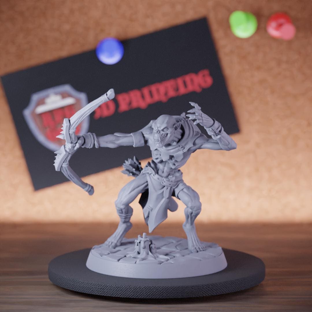 Undead Horror Miniature Dnd Ghast Dungeons and Dragons Mini RPG ...