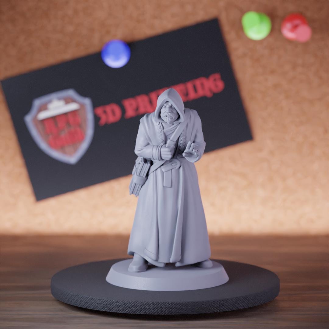 King Librarian Miniature Courtiert Mini Dungeons and Dragons Mini RPG ...