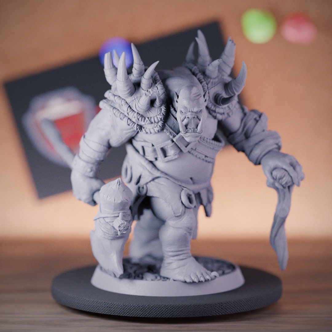Ogre Miniature Dungeons and Dragons Mini RPG Tabletop Miniature Dnd ...