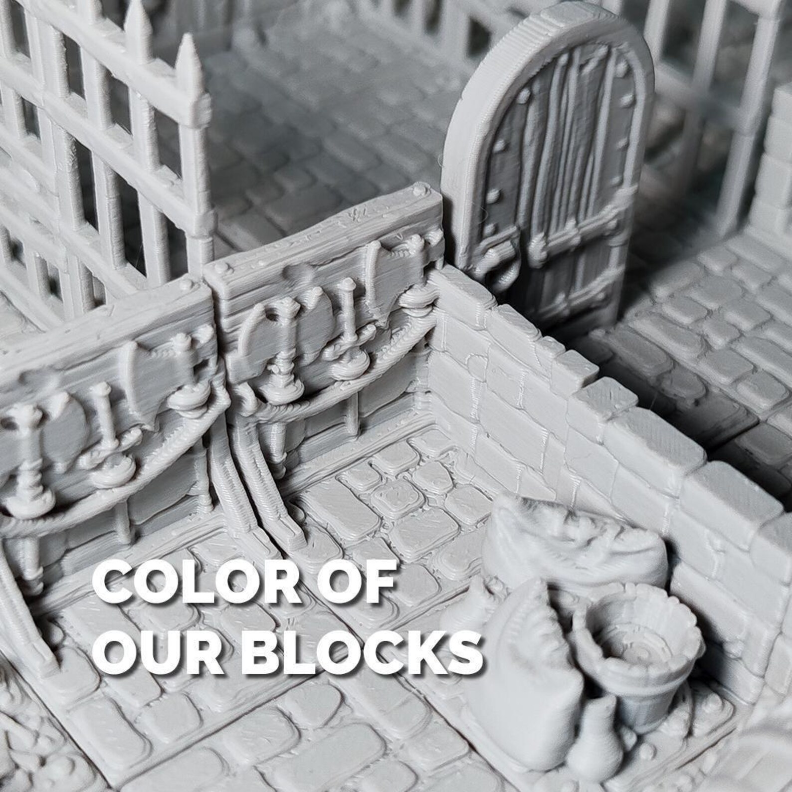 Dnd Town Terrain Trading Point Tiles Dungeon Modular Medieval City ...