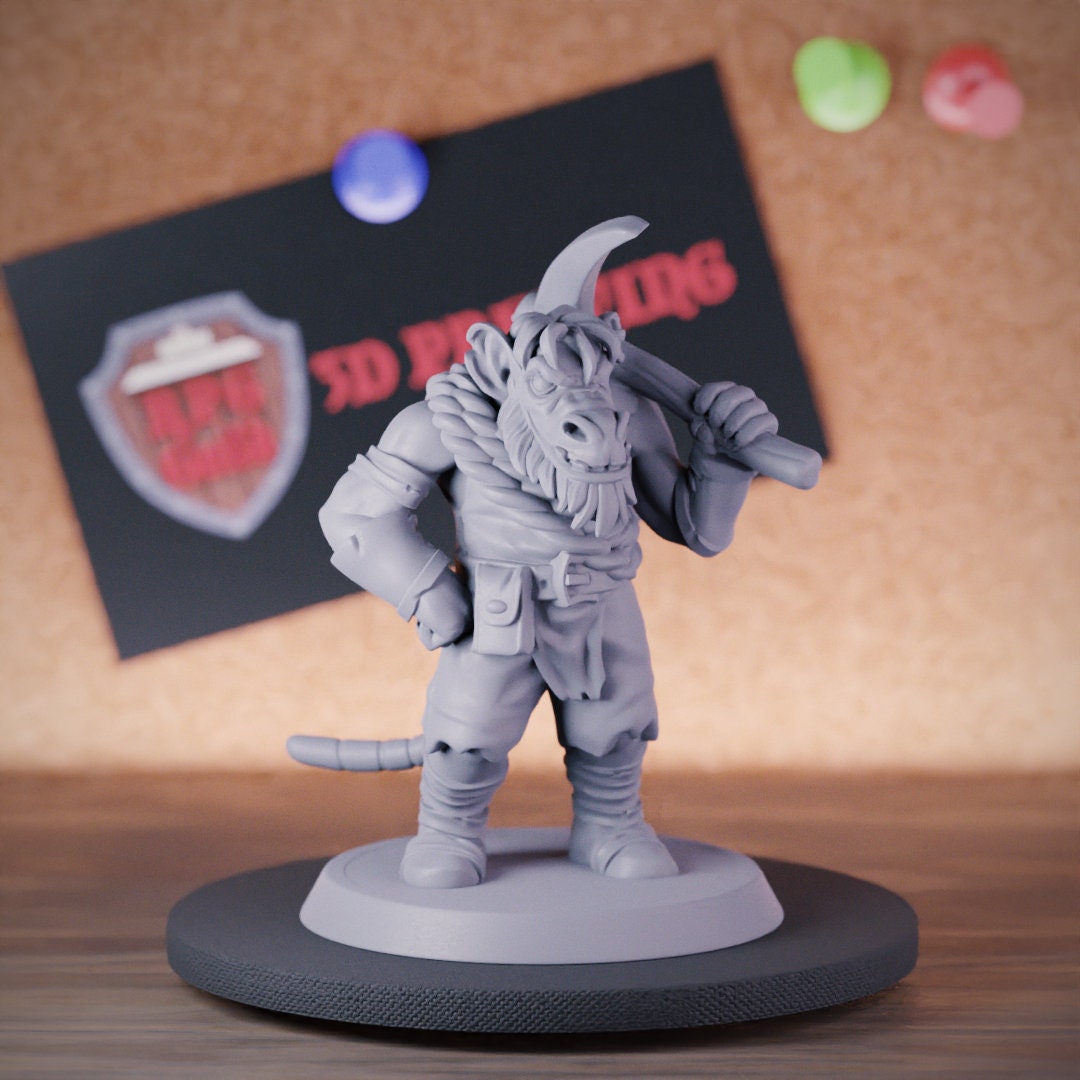 Kobold Miner Miniature Cave Monster Dnd Dungeons and Dragons Mini RPG ...
