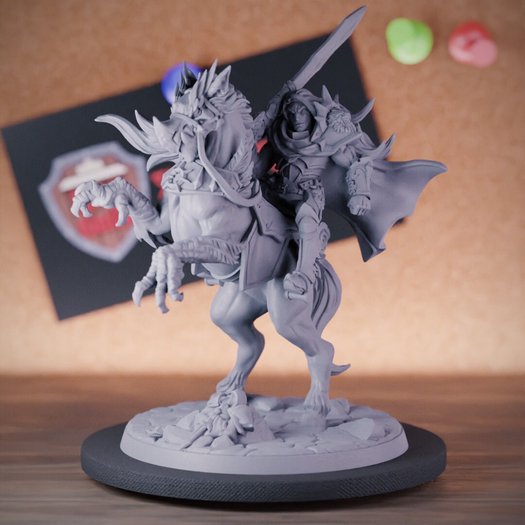 King Warrior Miniature Fighter Mini Dungeons and Dragons Mini RPG ...