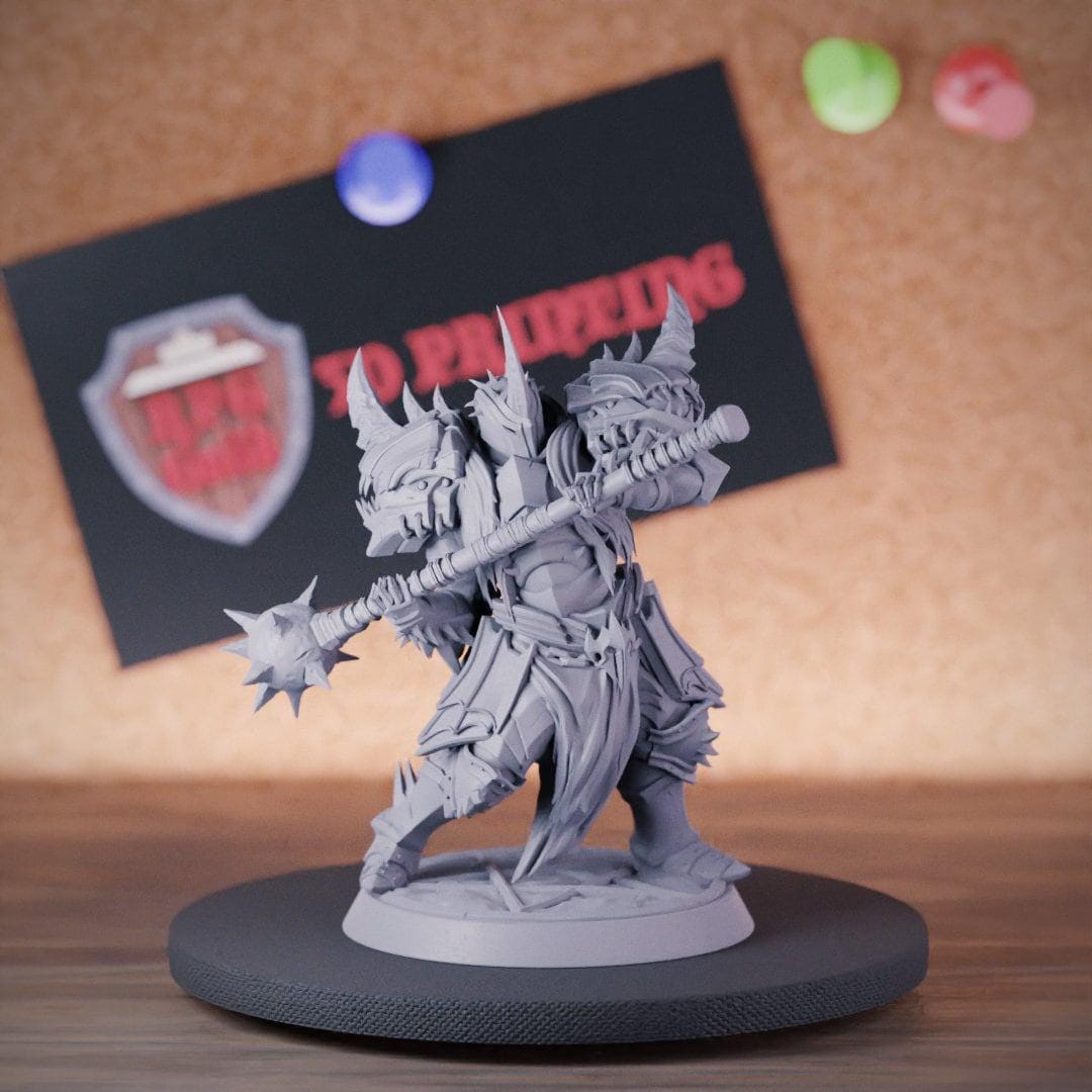 Dark Tide Knight Miniature Mauler Mini Dungeons and Dragons Mini RPG ...