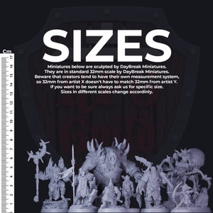 Orcs of the Void Miniatures Set Dungeons and Dragons Mini RPG Tabletop ...