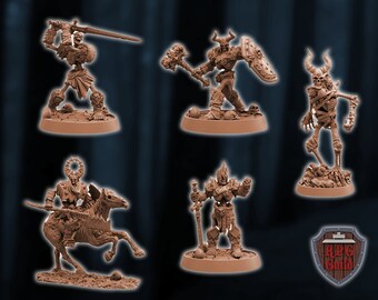 Dnd PRINTABLE MINIATURES Dnd Minis Dungeons and Dragons - Etsy