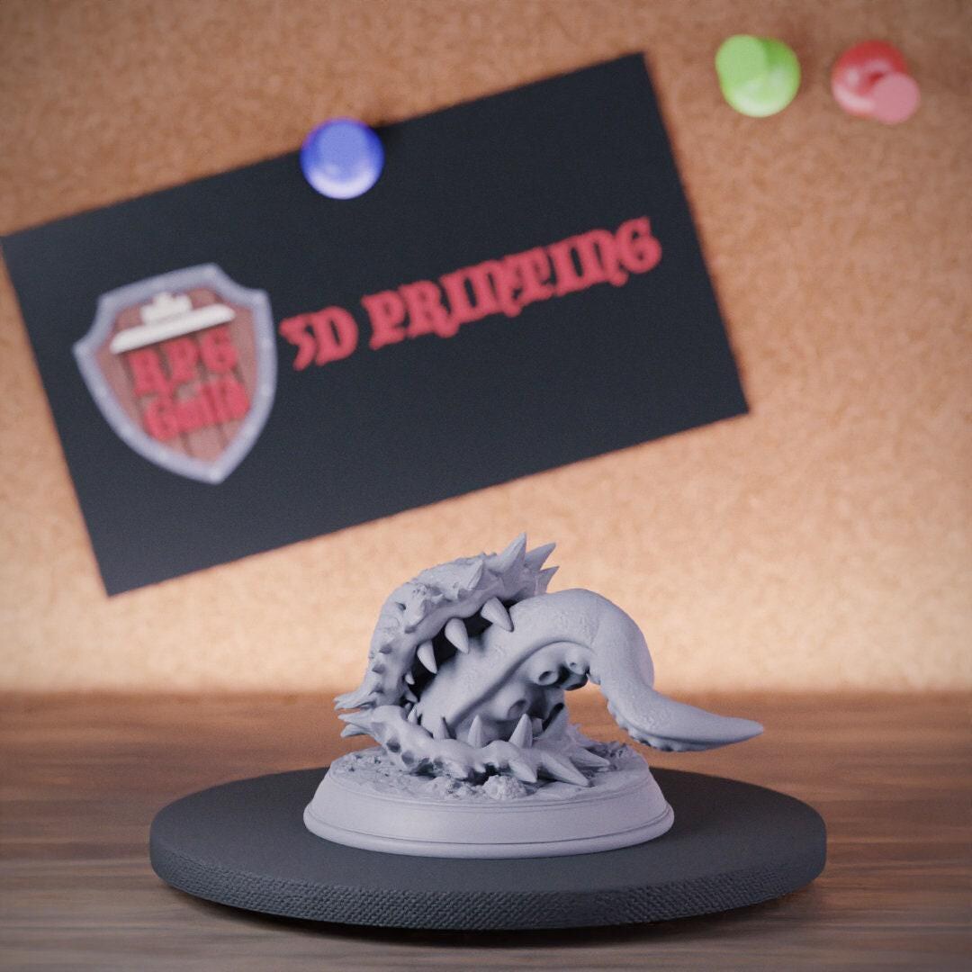 Clam Mimic Miniature | 28mm-75mm | Resin 3D Printed D&D Pathfinder Mini ...