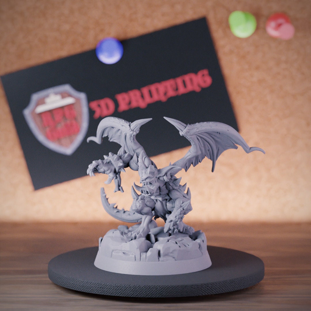 Imp Miniature Demon Fiend Dungeons and Dragons Mini RPG Tabletop ...