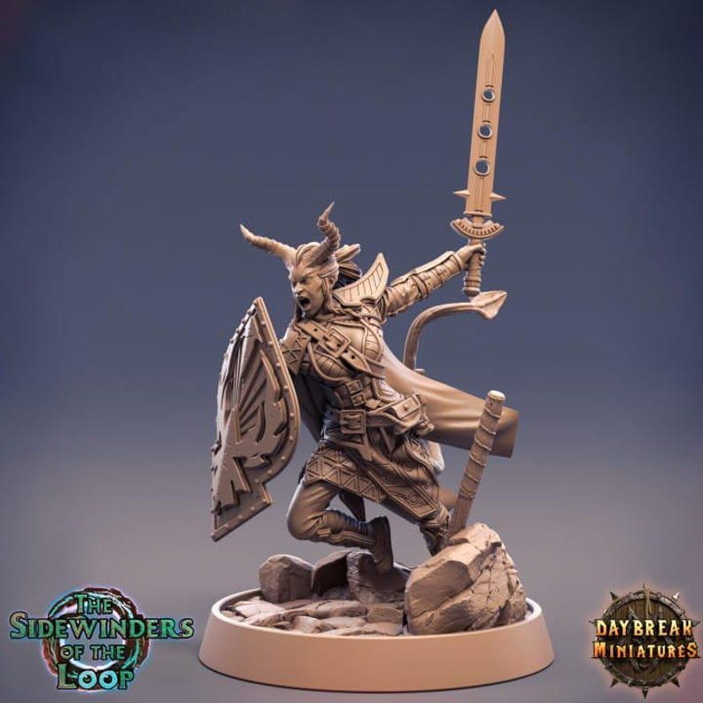 Tiefling Miniatures Set Dungeons and Dragons Mini RPG Tabletop ...