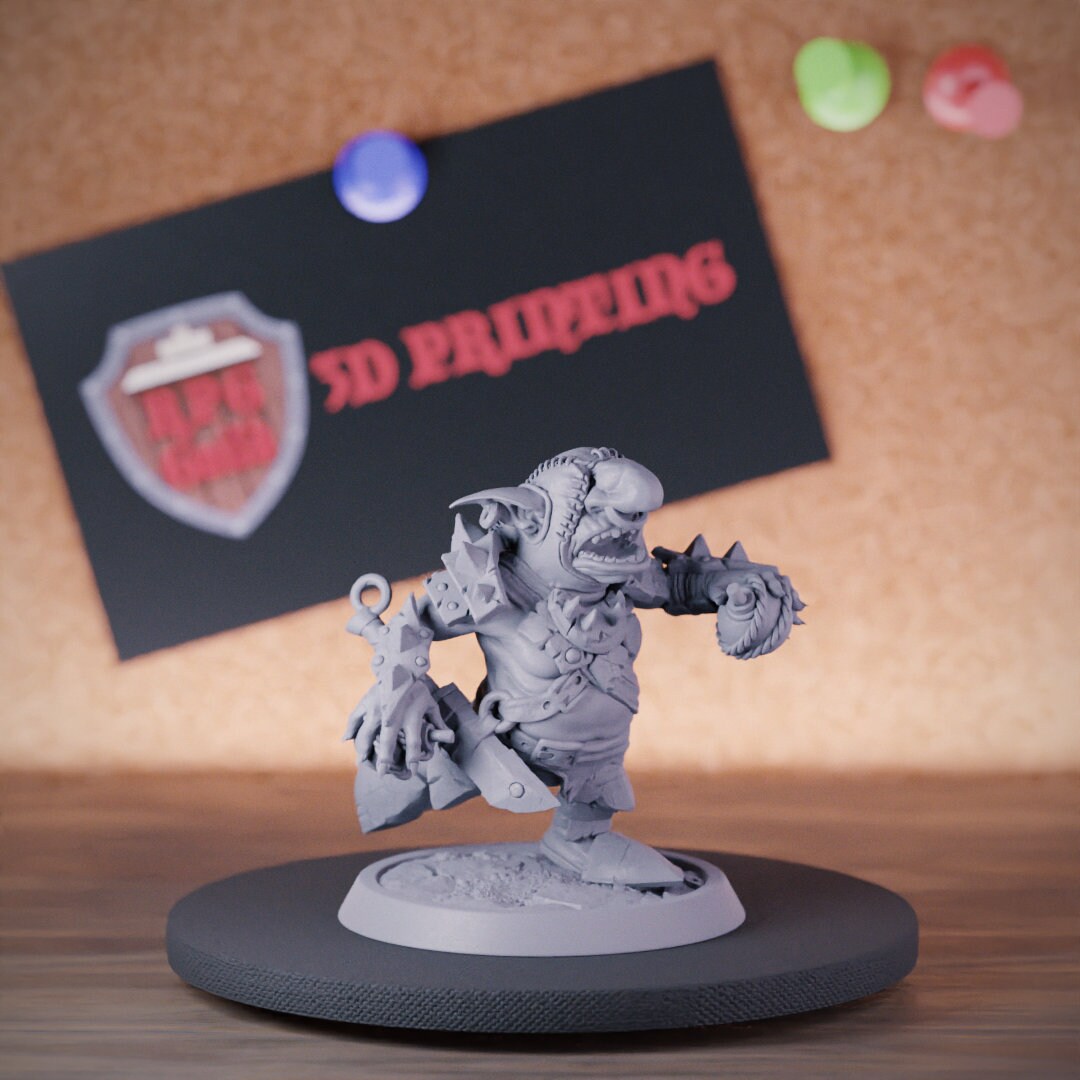 Goblin Explosive Thrower Miniature Monster Mini Dungeons and Dragons ...