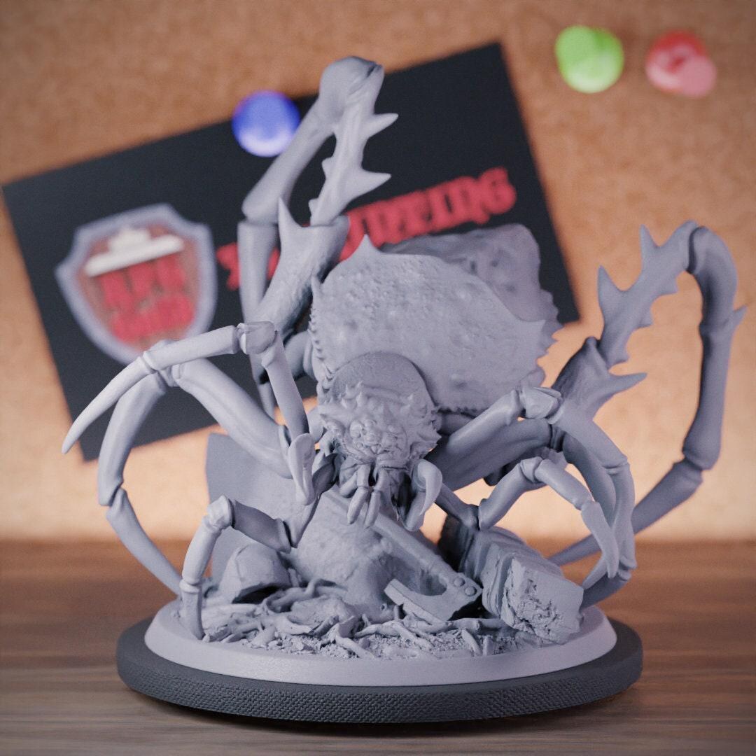 Monstrosity Spider Monster Miniature | 28mm-38mm | Resin 3D Printed D&D ...