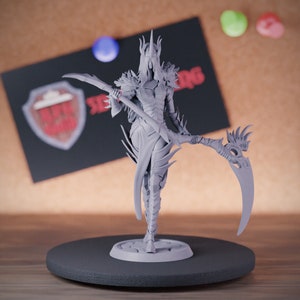 Female Necromancer Miniature Cult Leader Mini Dungeons and - Etsy
