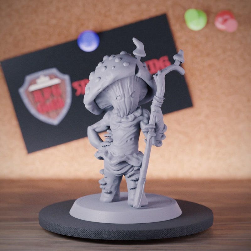 Mini Mushroom Figure Dnd - Etsy