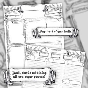 Dnd 5e Character Sheet Ranger Printable and Fillable PDF D&D 5e - Etsy