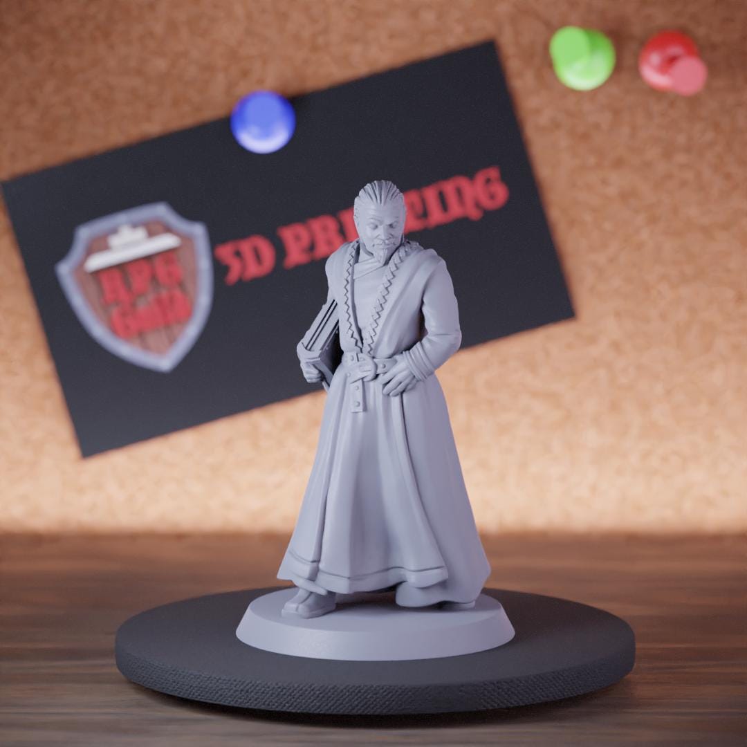 King Advisor Miniature Courtiert Mini Dungeons and Dragons Mini RPG ...