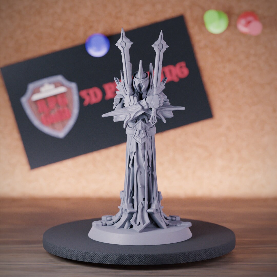 Dark Knight Revenant Monster Miniature Undead Demon Dungeons and ...