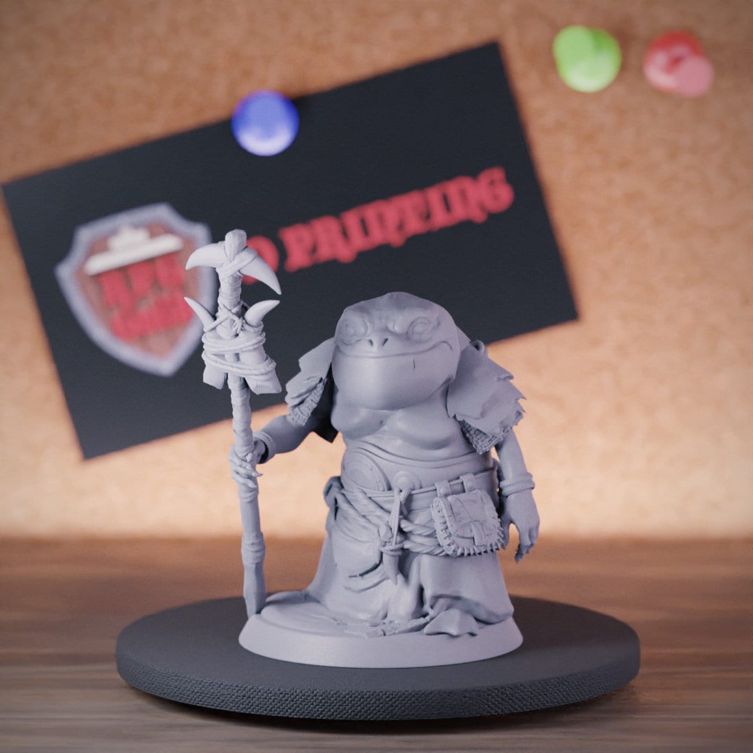 Grung Fighter Miniature Monster Mini Dungeons and Dragons Mini RPG ...