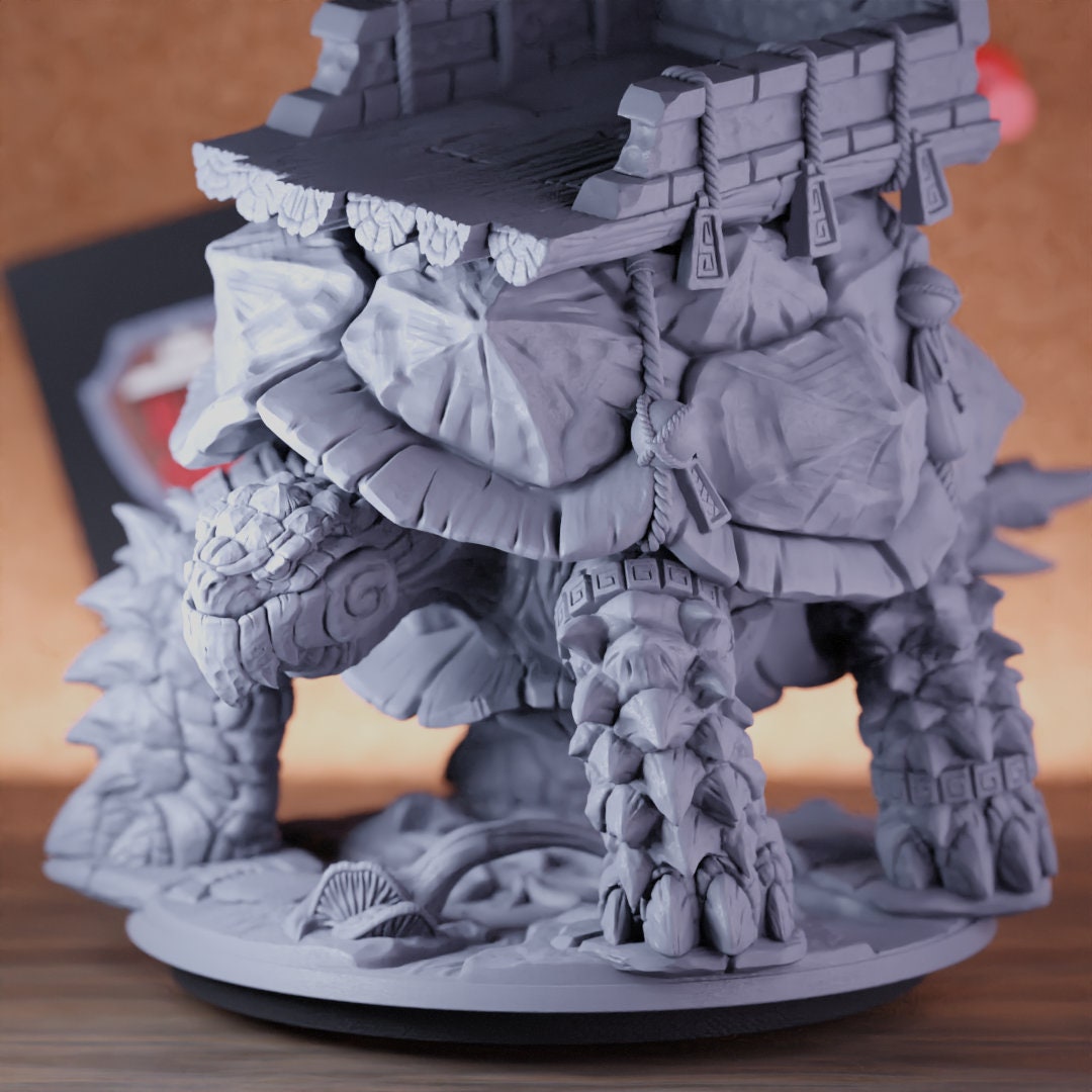 Giant Dragon Turtle Miniature Beast Monster Boss BBEG Dungeons and ...