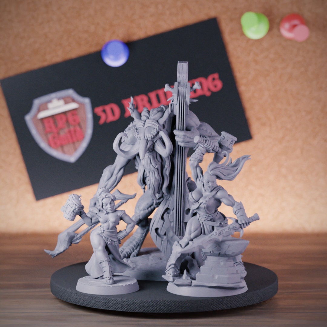 NPC Set Miniature Npc Pack Mini Undead Dungeons and Dragons Mini RPG ...