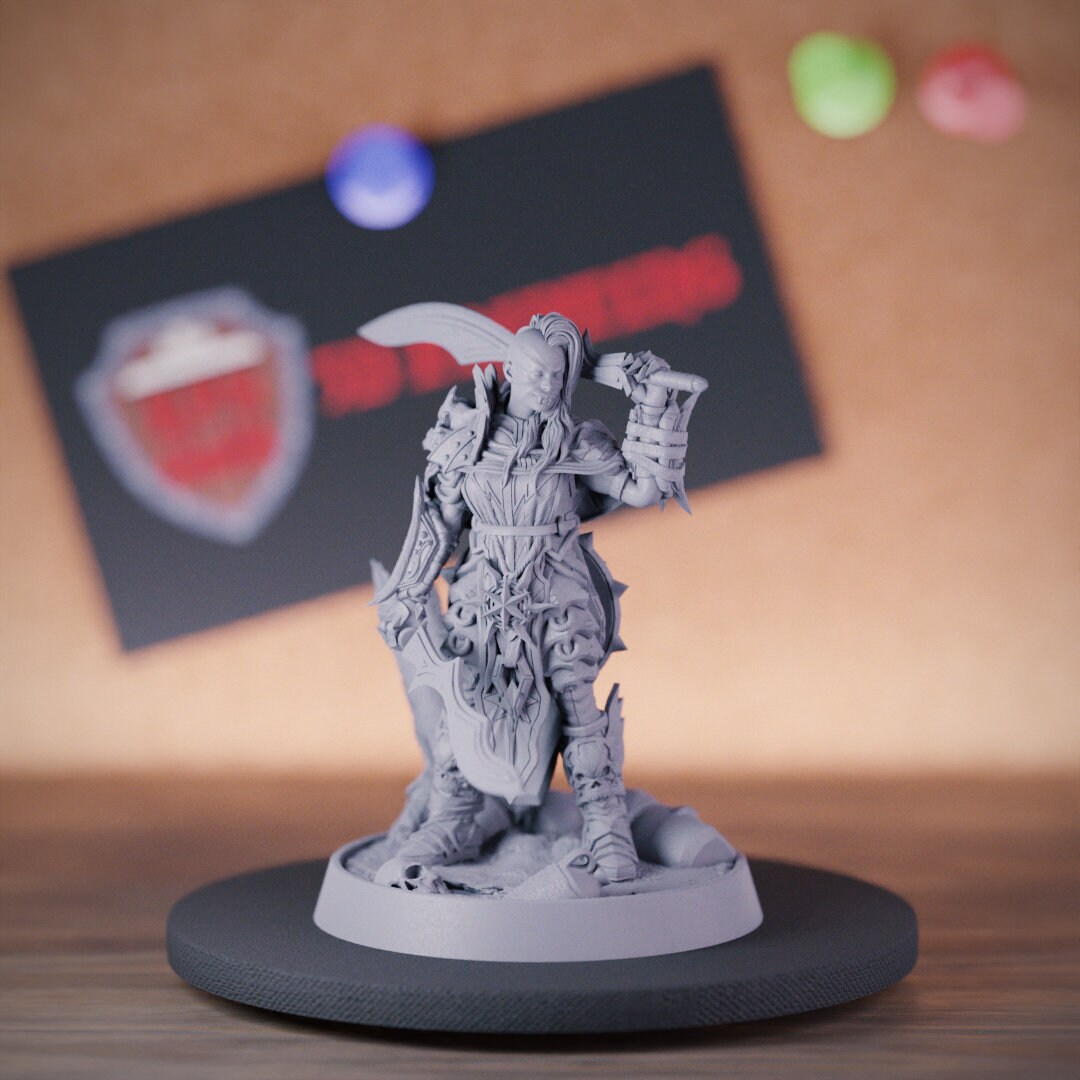 Vampire Warrior Curse of Strahd Miniature Undead Dungeons and Dragons ...