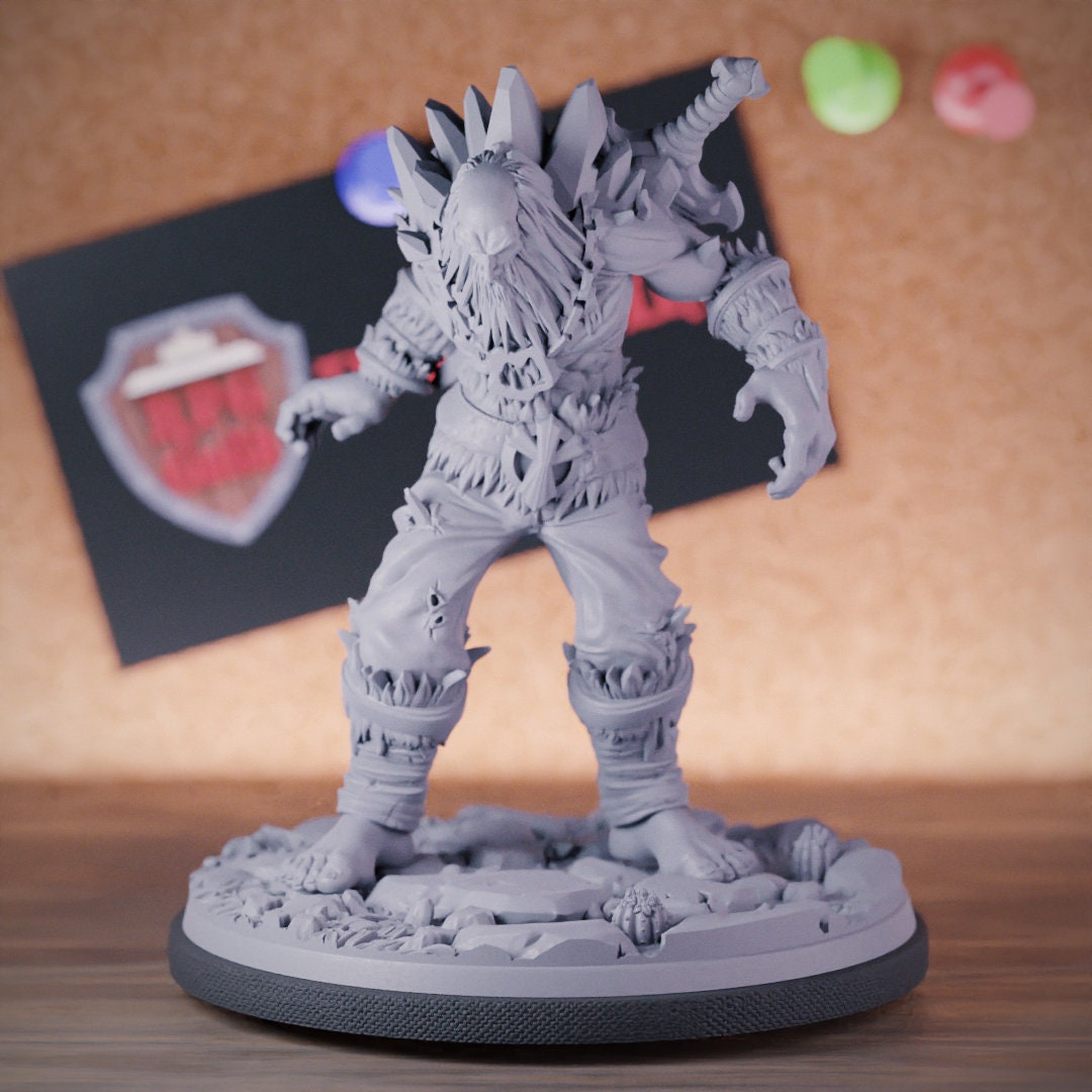 Frost Giant Monster Miniature Jotun Boss Dungeons and Dragons Mini RPG ...