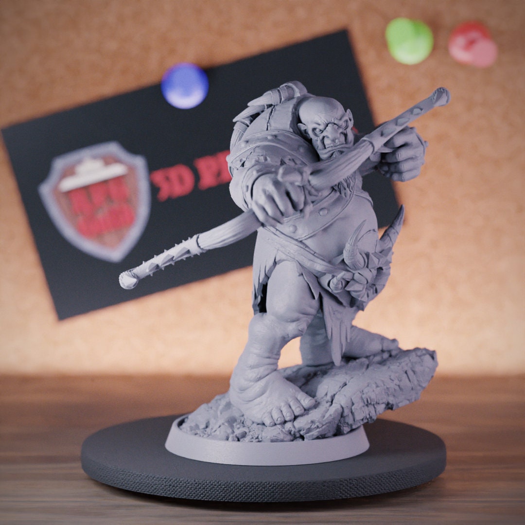 Ogre Archer Monster Miniature Dungeons and Dragons Mini RPG Tabletop ...
