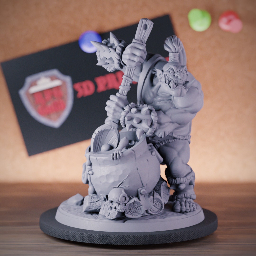 Ogre Killer Miniature Orc Monster Mini Dungeons and Dragons Mini RPG ...