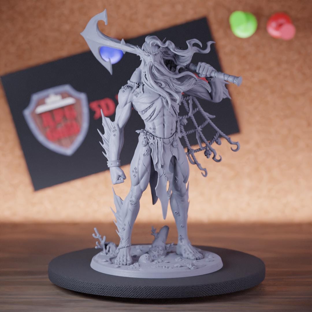 Giant Triton Sea Jotunn Miniature Boss Monster Mini Dungeons and ...