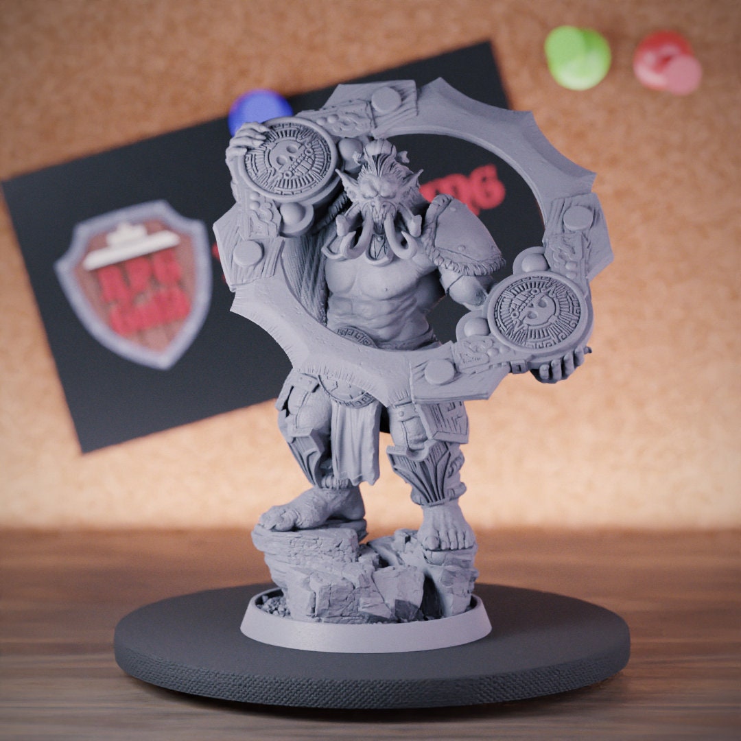 Jungle Troll Miniature Ogre Mini Dungeons and Dragons Mini RPG Tabletop ...