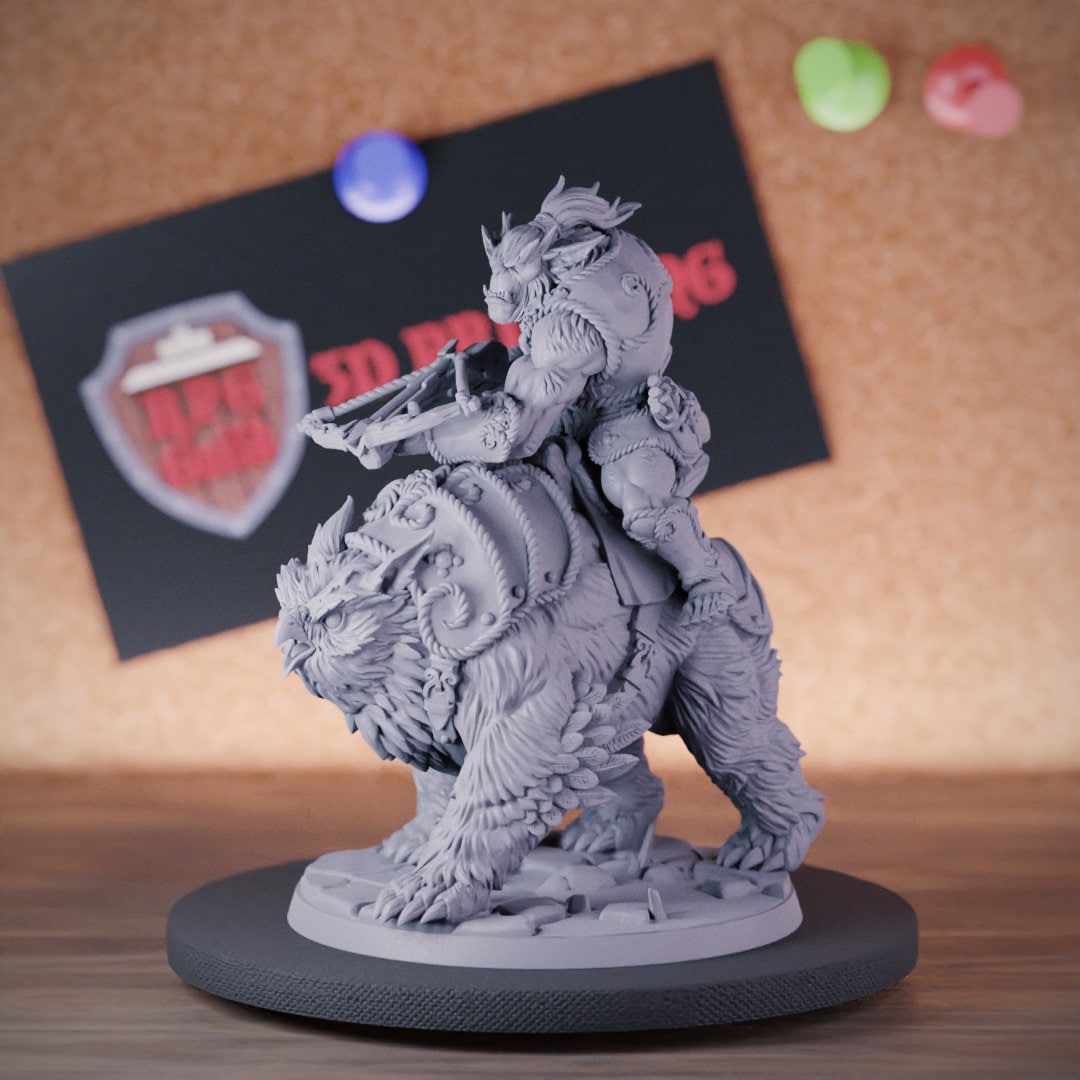 Bugbear Archer Marauder Miniature Owlbear Dungeons and Dragons Mini RPG ...