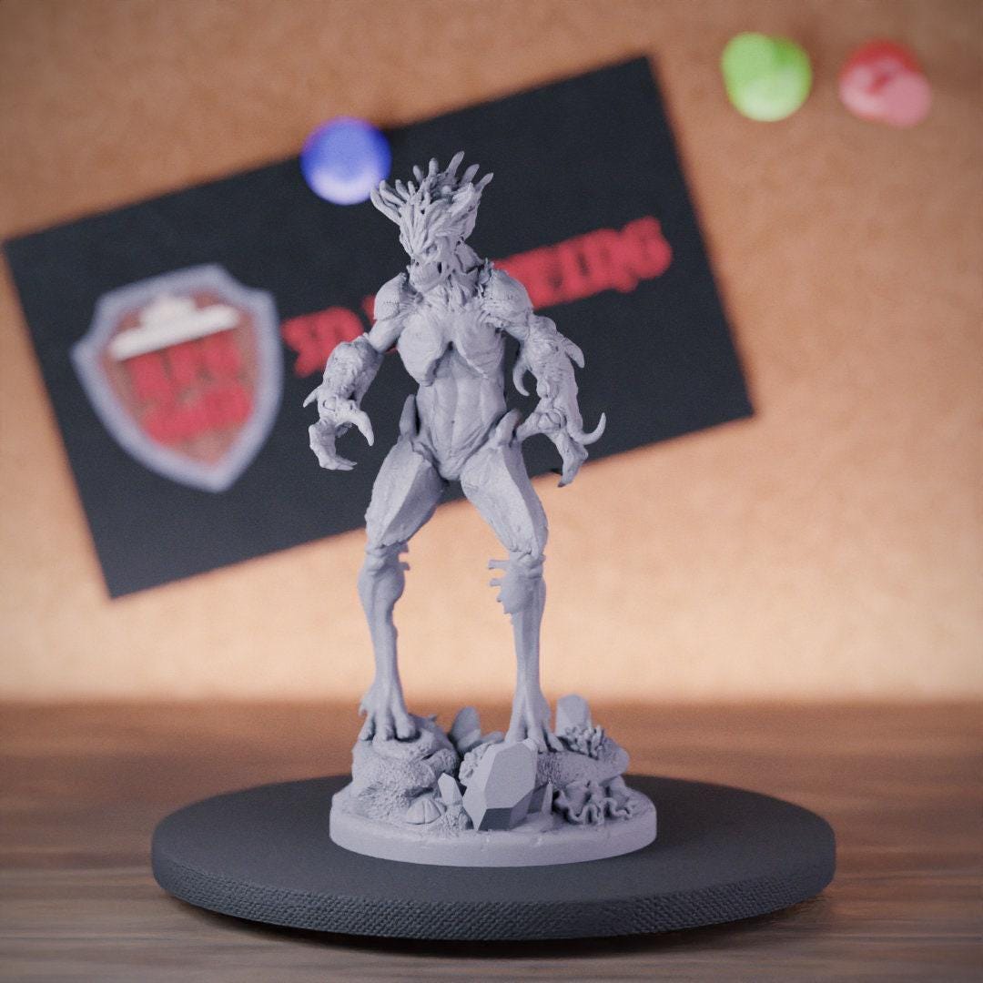 Riverstalker Drowner Miniature | 28mm 32mm 38mm 75mm | Resin 3D Printed ...