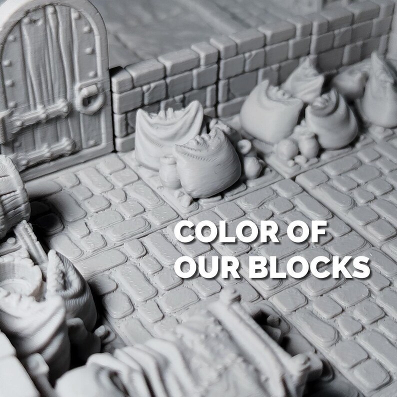 Modular Graveyard Terrain Tiles | Cemetery Necropolis Blocks | Crypt ...
