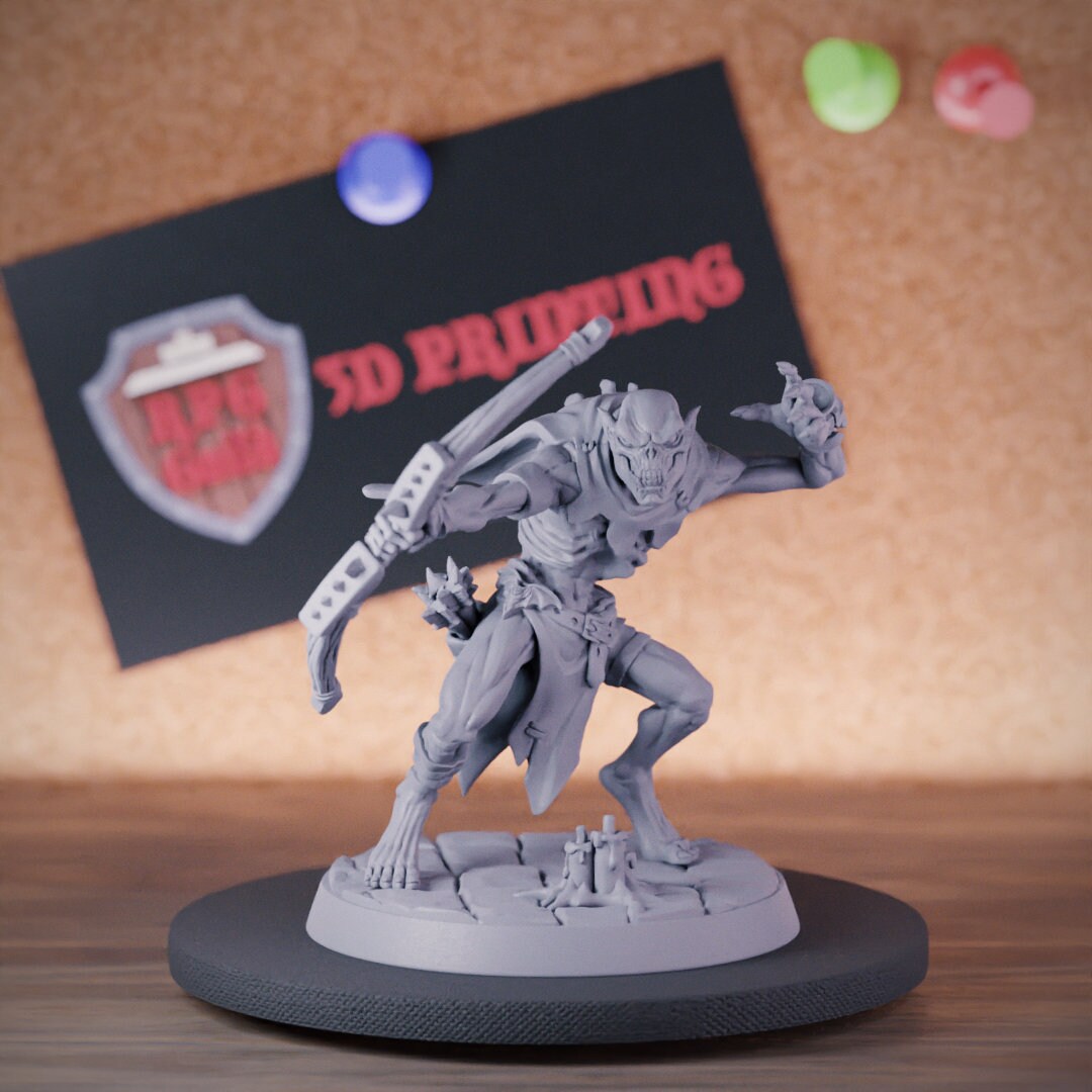 Undead Horror Miniature Dnd Ghast Dungeons and Dragons Mini RPG ...