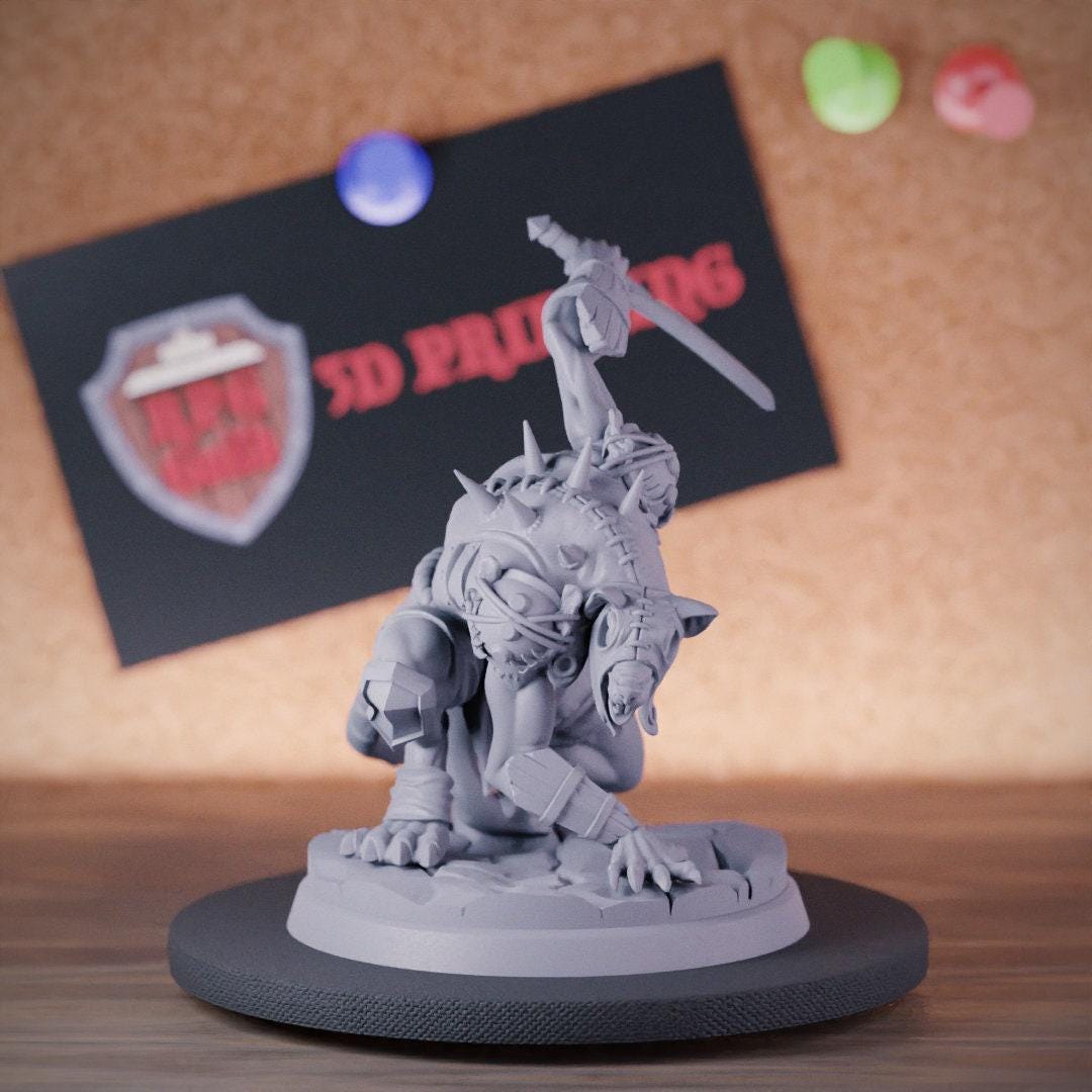 Assasin Miniature Fighter Dungeons and Dragons Mini RPG Tabletop ...