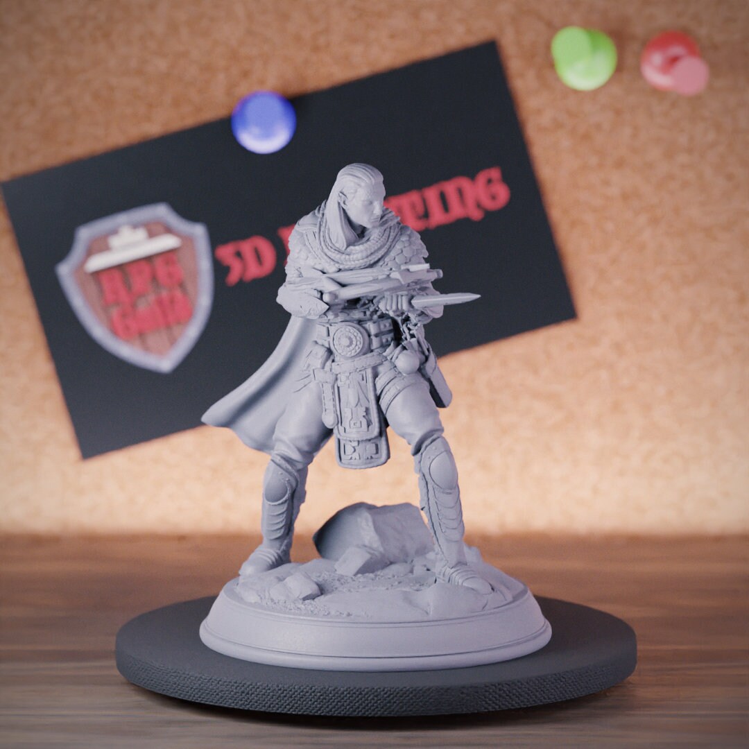 Venom Assassin Miniature Rogue Dungeons and Dragons Mini RPG Tabletop ...