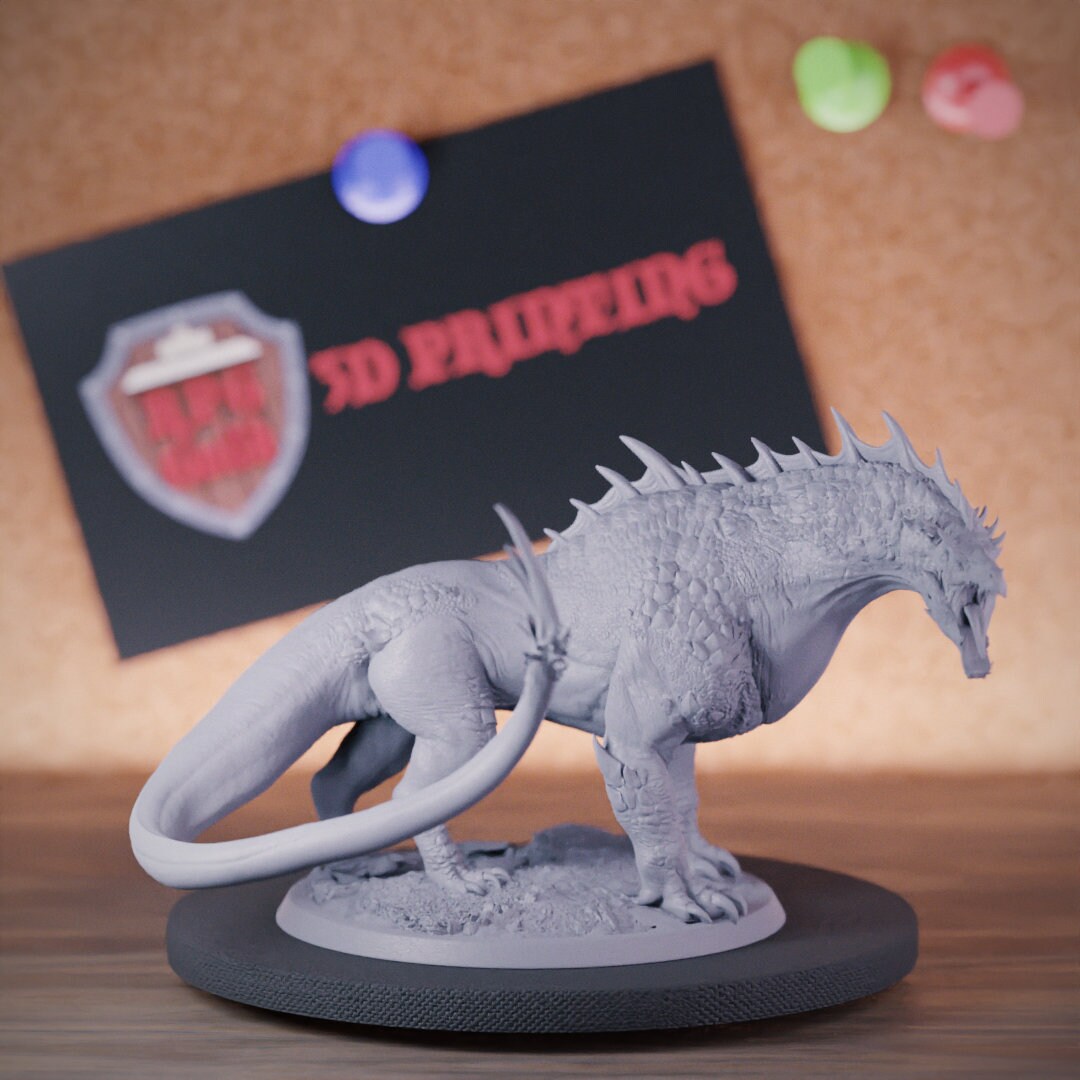 Green Dragonspawn Miniature Monster Mini Dungeons and Dragons Mini RPG ...