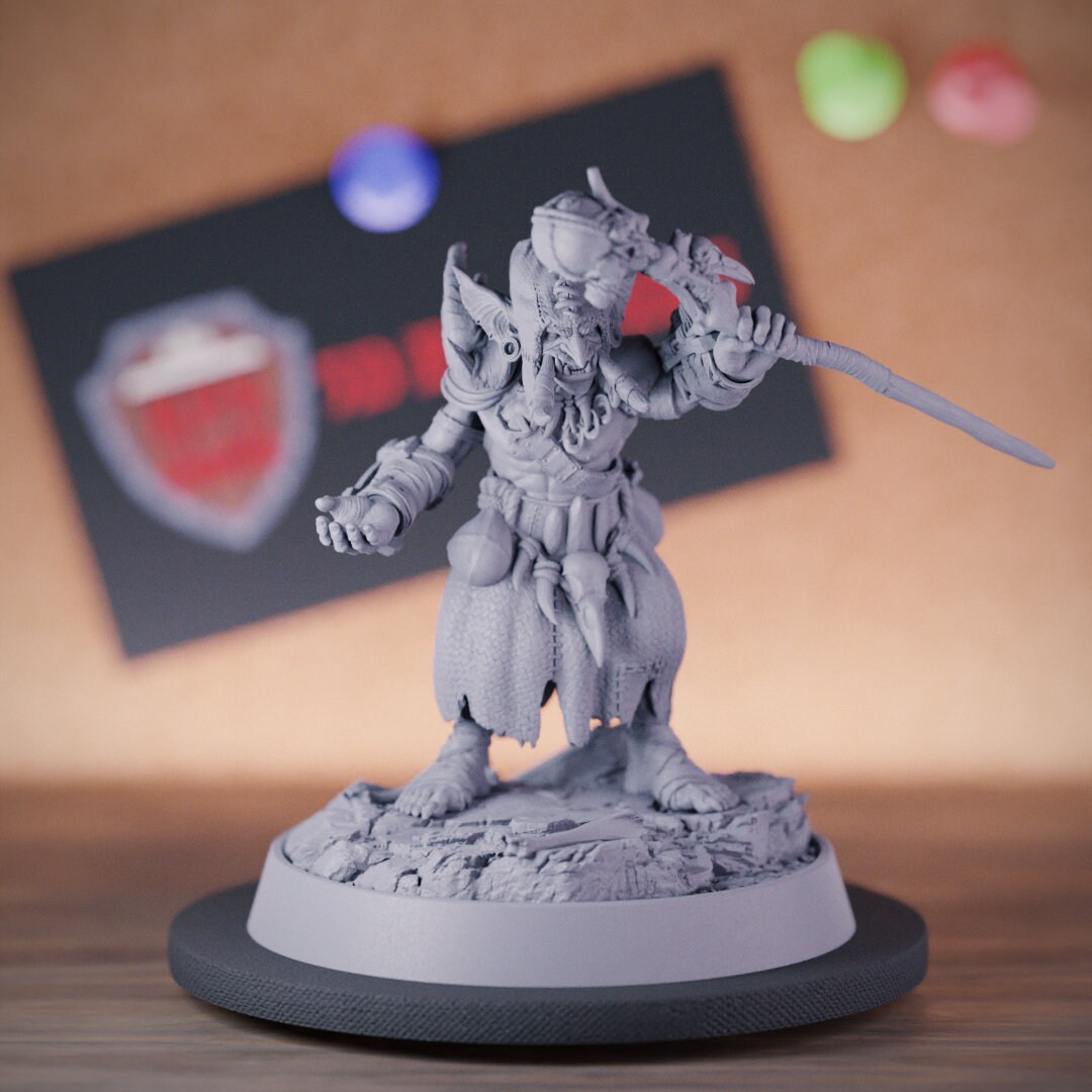 Goblin Warlock Miniature Dungeons and Dragons Mini RPG Tabletop ...