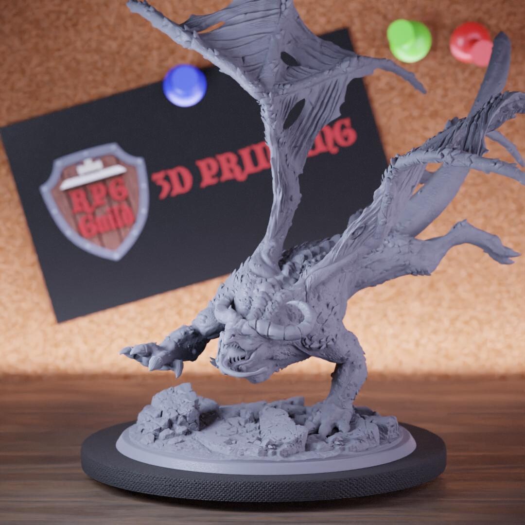 Winged Demon Monster Miniature Flying Monstrosity Mini Dungeons and ...
