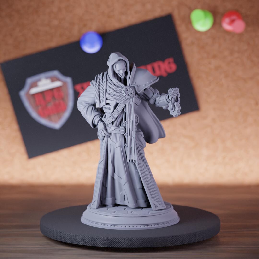 Warforged Sorcerer Miniature Magical Construct Mini Dungeons and ...