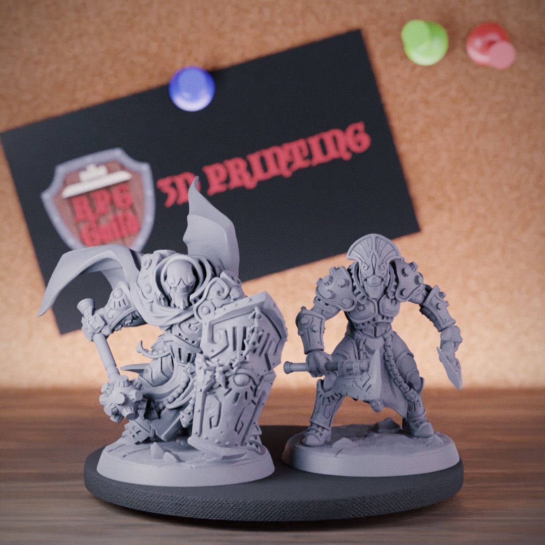 Warforged Set Miniature Golem Pack Mini Dungeons and Dragons Mini RPG ...