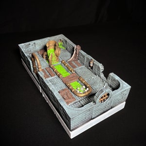 Dnd Terrain Starter Set Dungeon Modular Sewers Grid Tiles Customizable ...