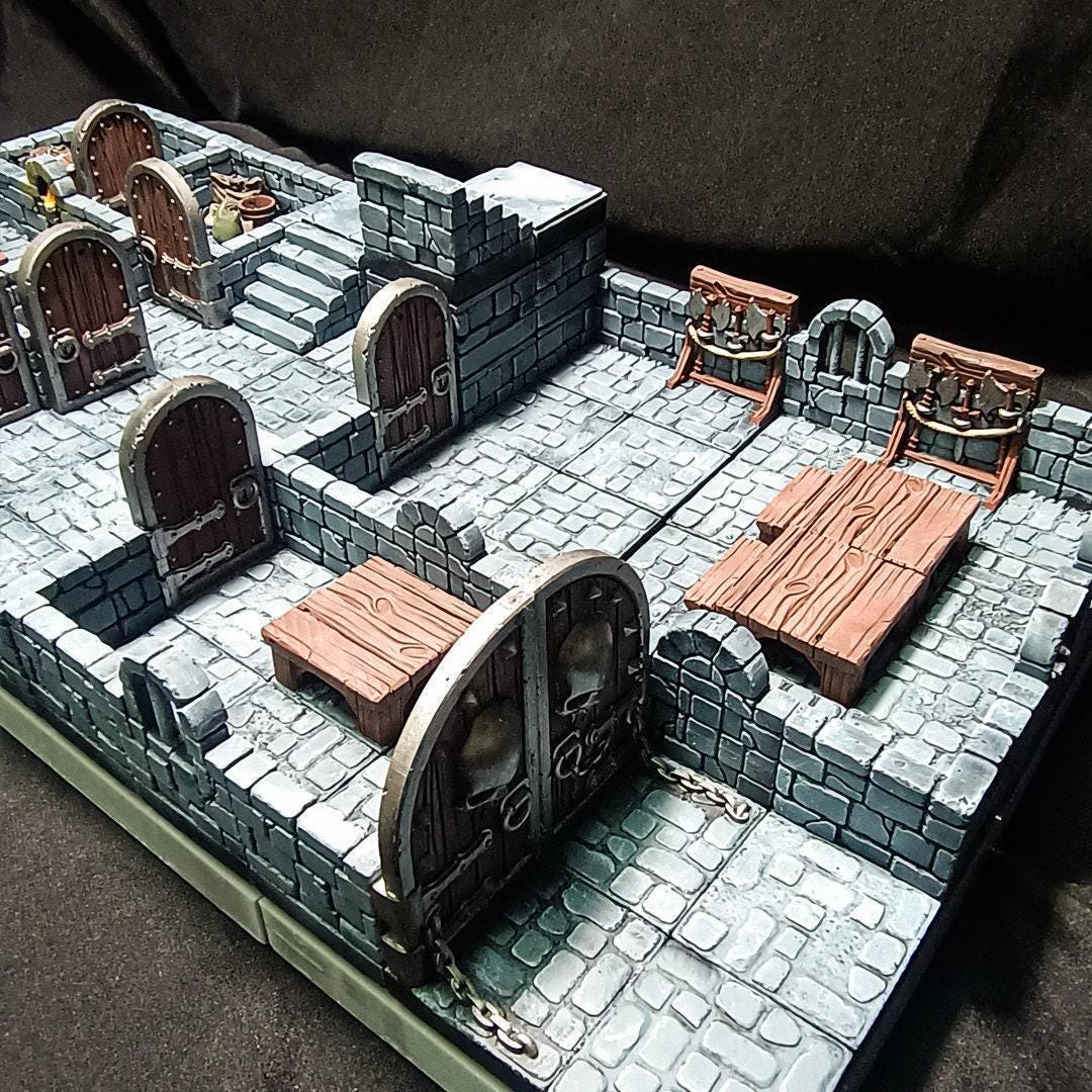 Dnd Curse of Strahd Terrain Vampire Dungeon Modular Terrain Bundle Dnd ...